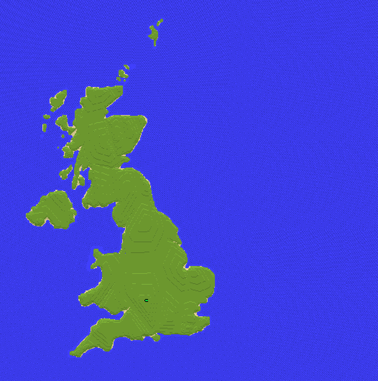 The UK Minecraft Map