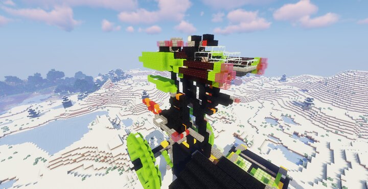 Exo-Force Mobile Devastator Minecraft Map
