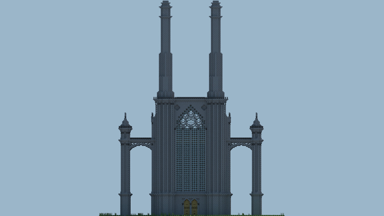 Industrial/ Gothic Crematorium Minecraft Map