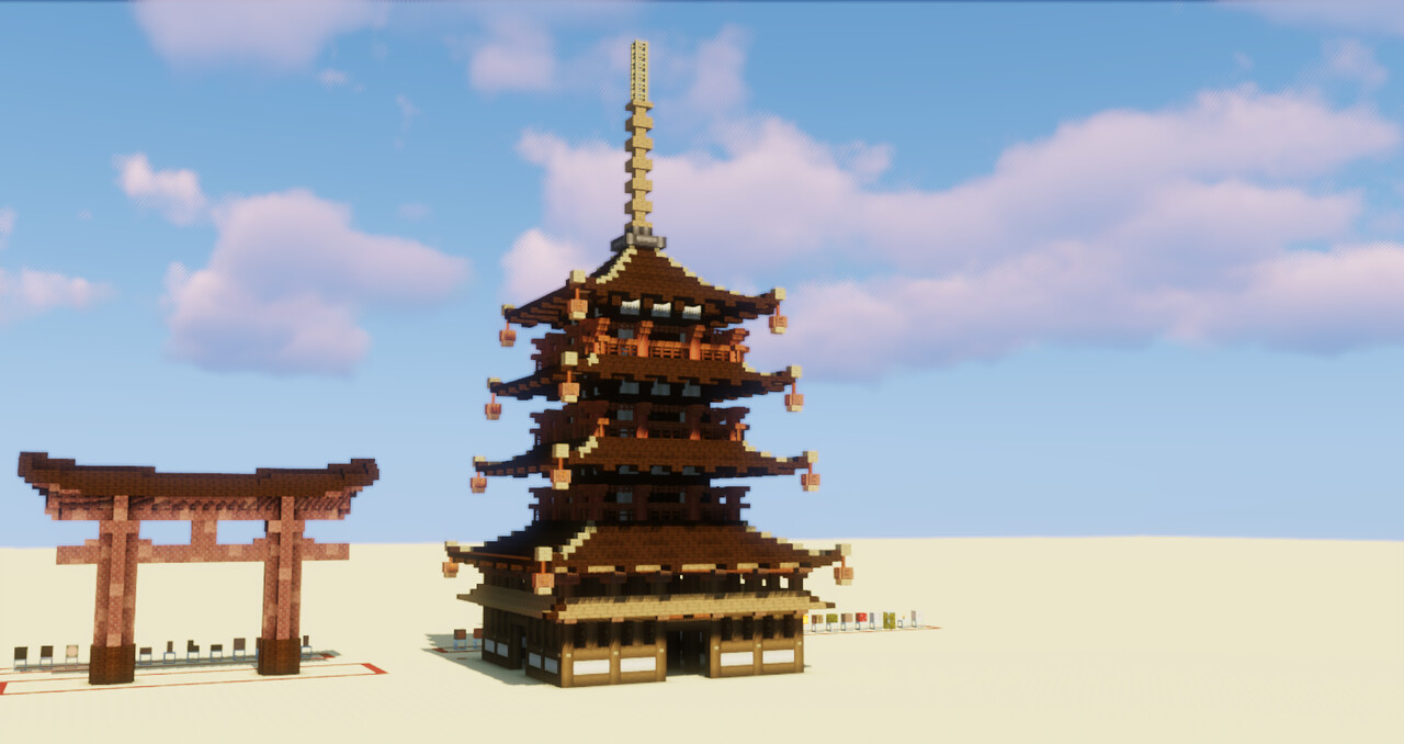 Freestyle Japanese Pagoda Challenge - Using growable blocks only ...