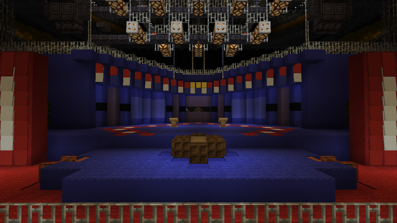 Presidential Debate Stage (Trump vs. Biden) Minecraft Map
