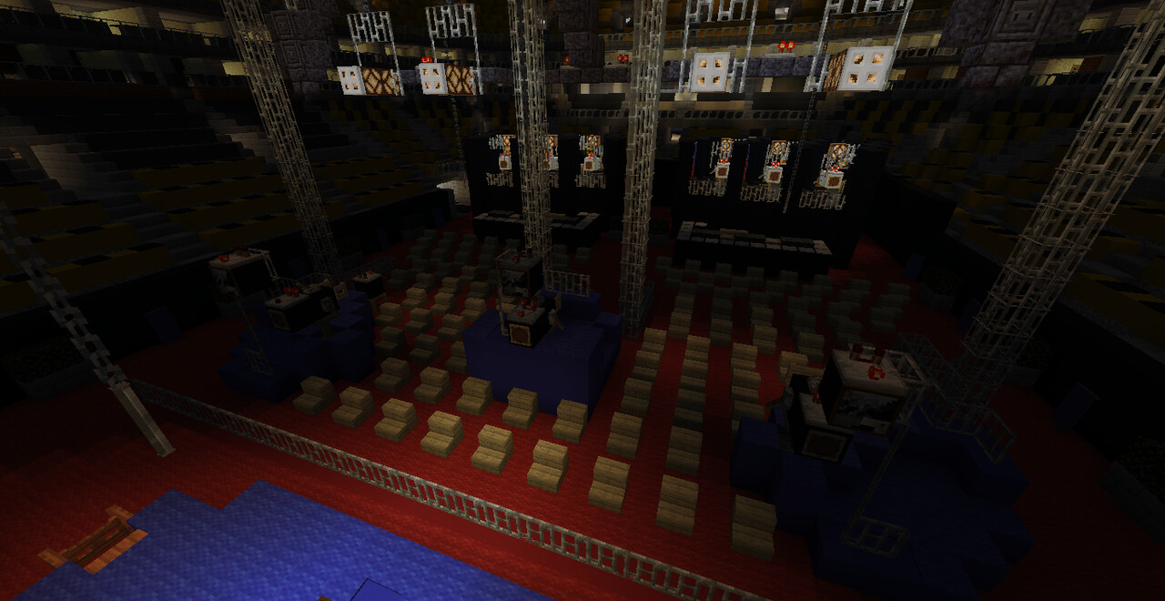 Presidential Debate Stage (Trump vs. Biden) Minecraft Map