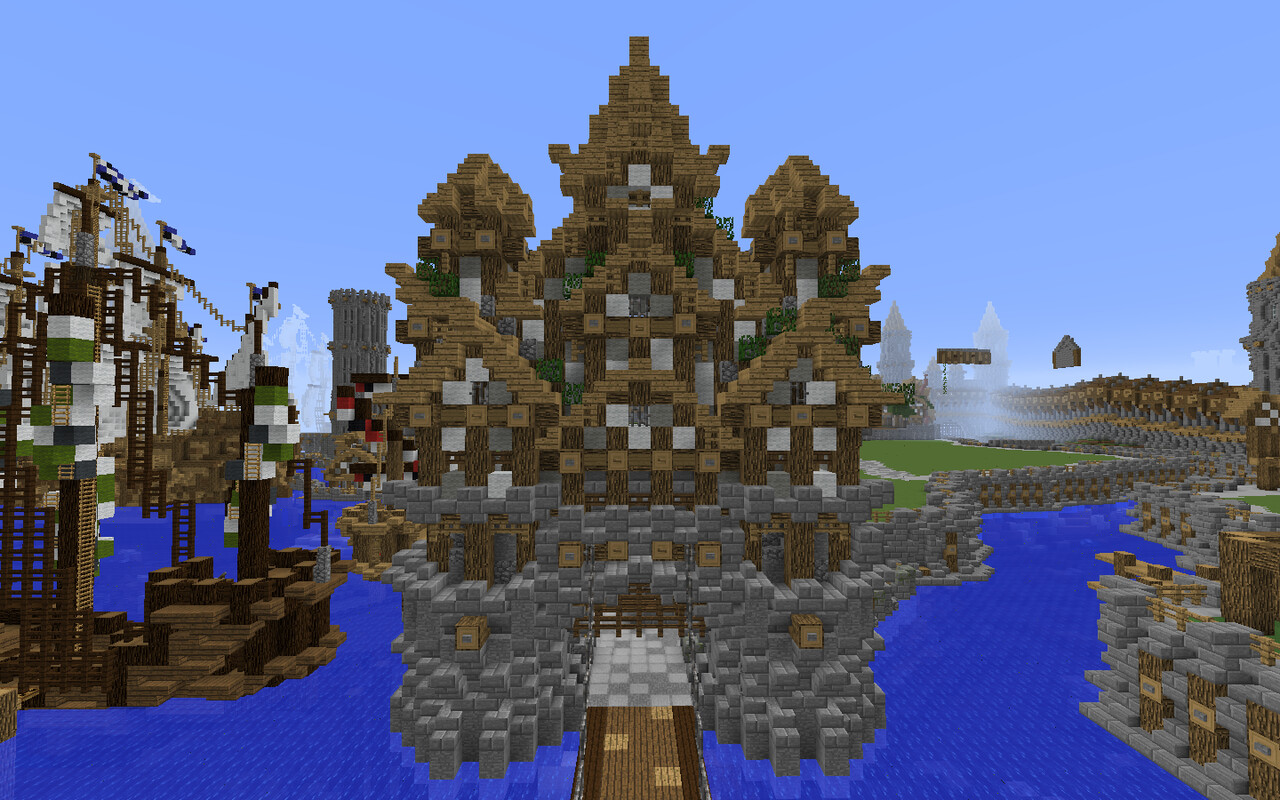 Medieval Fantasy Small Gatehouse Minecraft Map