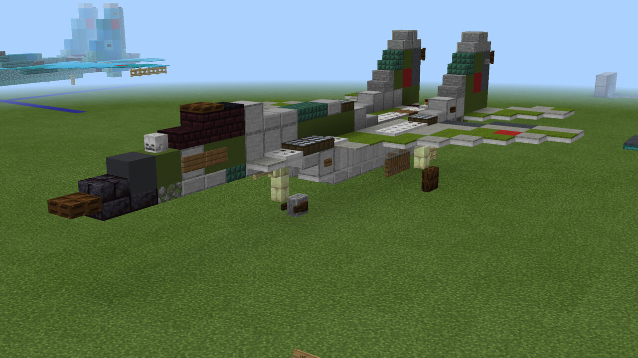 1.5:1 scale MiG-29SMT Fulcrum Minecraft Map
