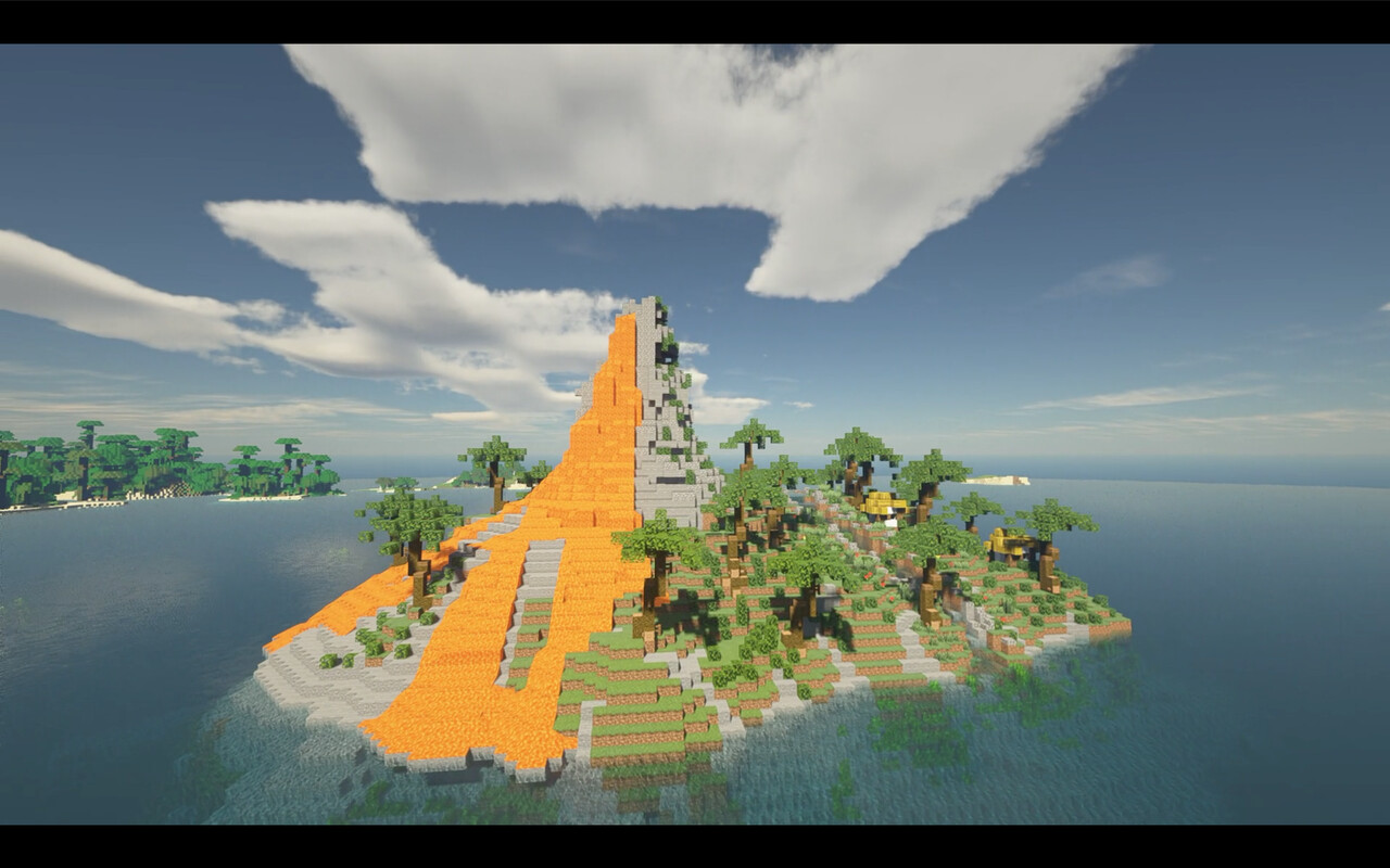 Tropical island Minecraft Map