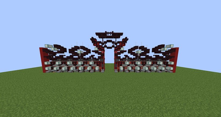 Red japanese gate Minecraft Map