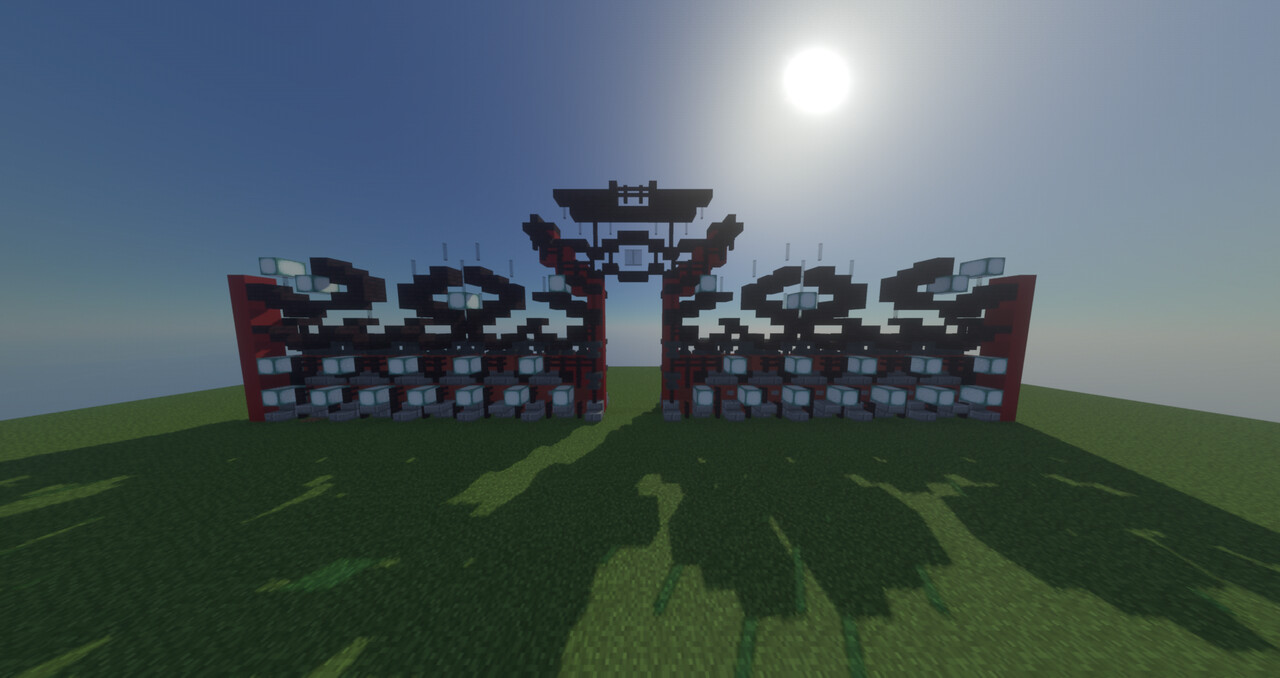 Red japanese gate Minecraft Map