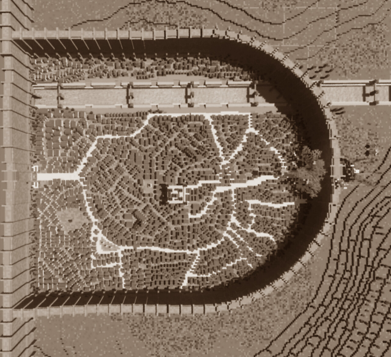 Shiganshina Miniature Minecraft Map