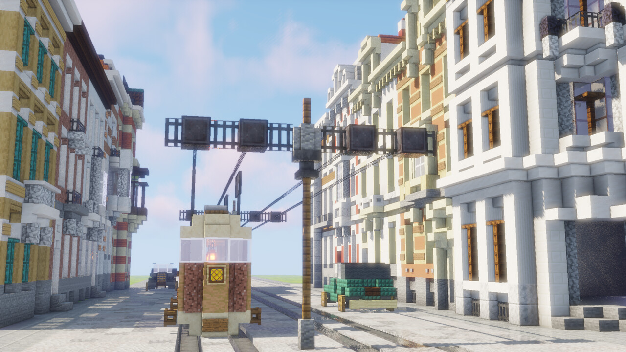 Flemish town based on Antwerp and Brussels Minecraft Map