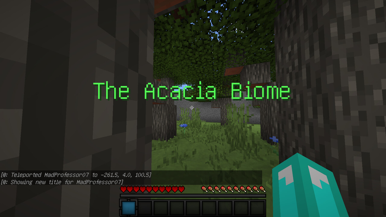 Find The Button Biomes Edition Minecraft Map