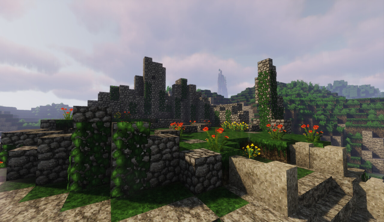 Ruined Scottish Iron Age Broch Tower Minecraft Map