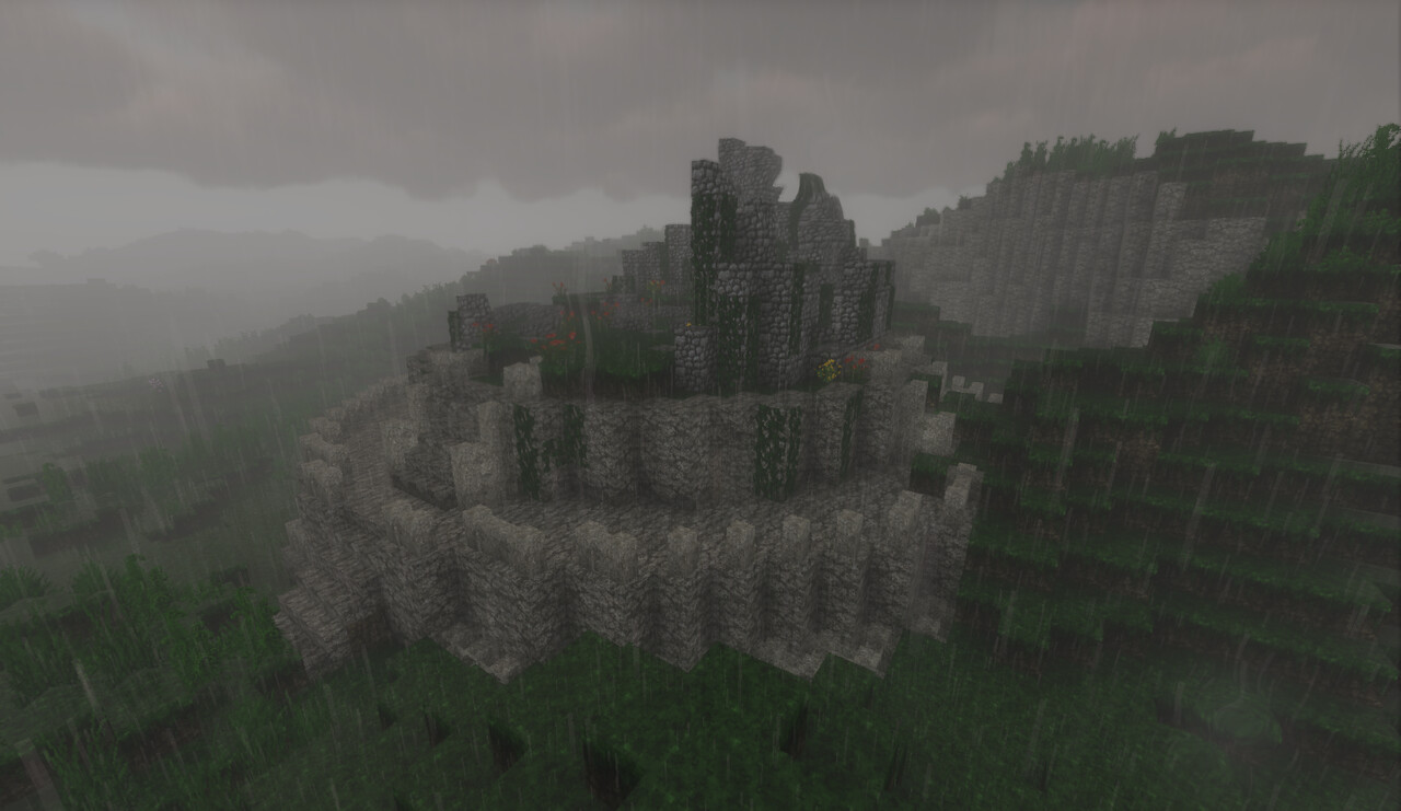Ruined Scottish Iron Age Broch Tower Minecraft Map
