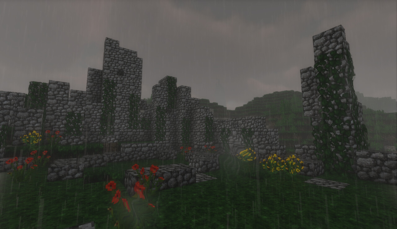 Ruined Scottish Iron Age Broch Tower Minecraft Map