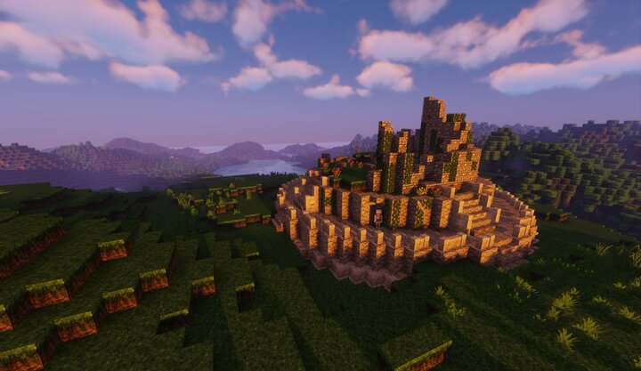 Ruined Scottish Iron Age Broch Tower Minecraft Map