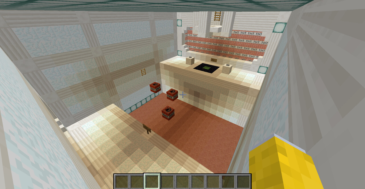 Exploding parkour Minecraft Map