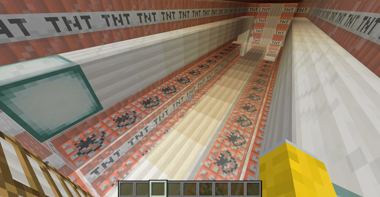 Exploding parkour Minecraft Map