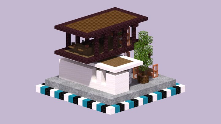 Small Modern Bookstore Minecraft Map