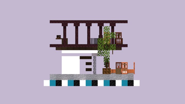 Small Modern Bookstore Minecraft Map