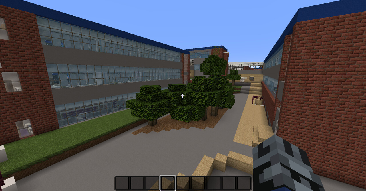 Cherry Hill High School West Minecraft build. Minecraft Map