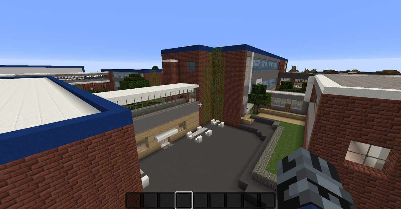 Cherry Hill High School West Minecraft build. Minecraft Map