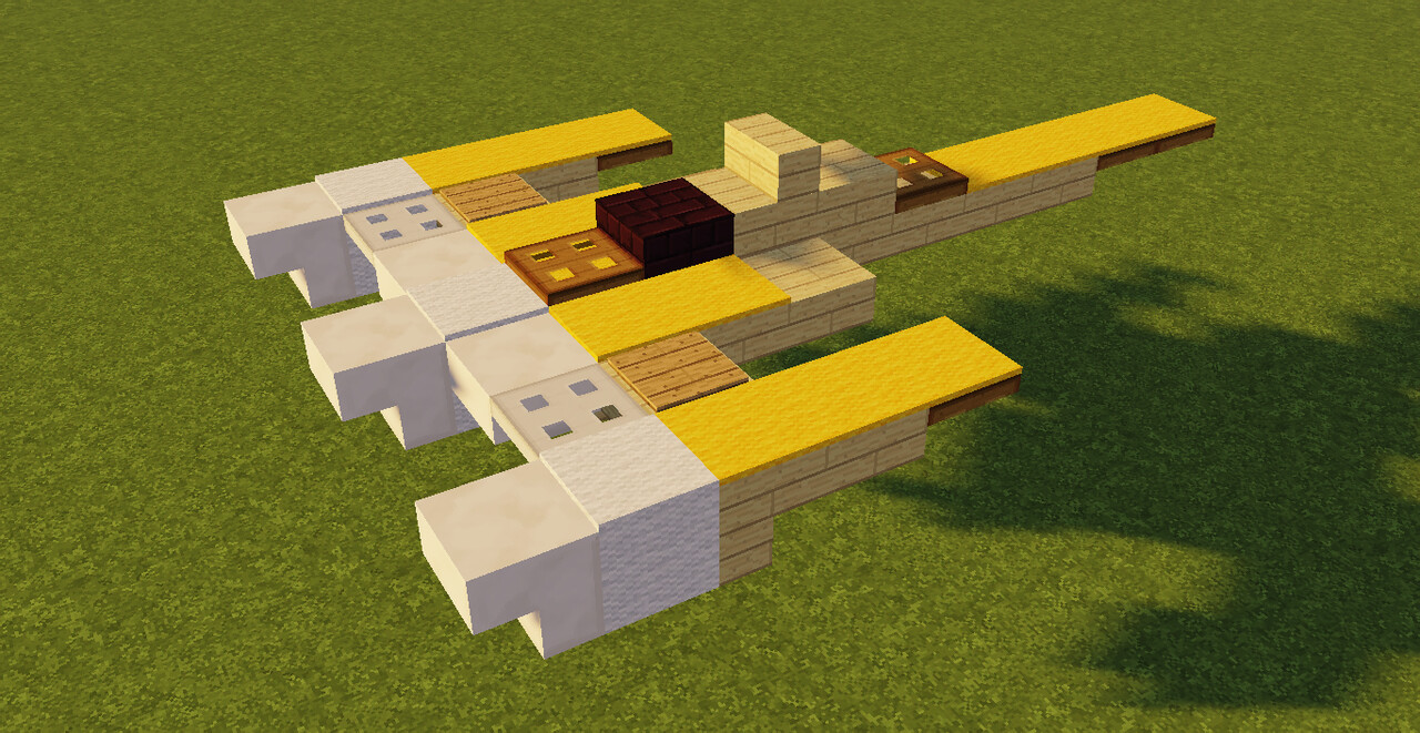 Star Wars Naboo N-1 Starfighter Minecraft Map