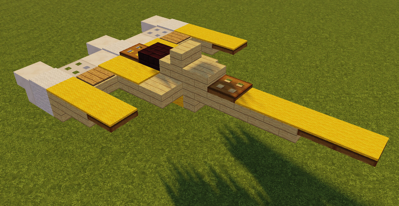 Star Wars Naboo N-1 Starfighter Minecraft Map