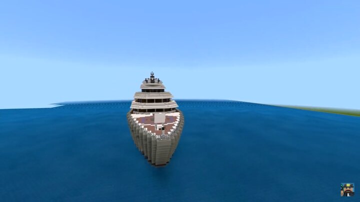 Minecraft Charter Super Yacht Tutorial Download (Flying Fox) Minecraft Map