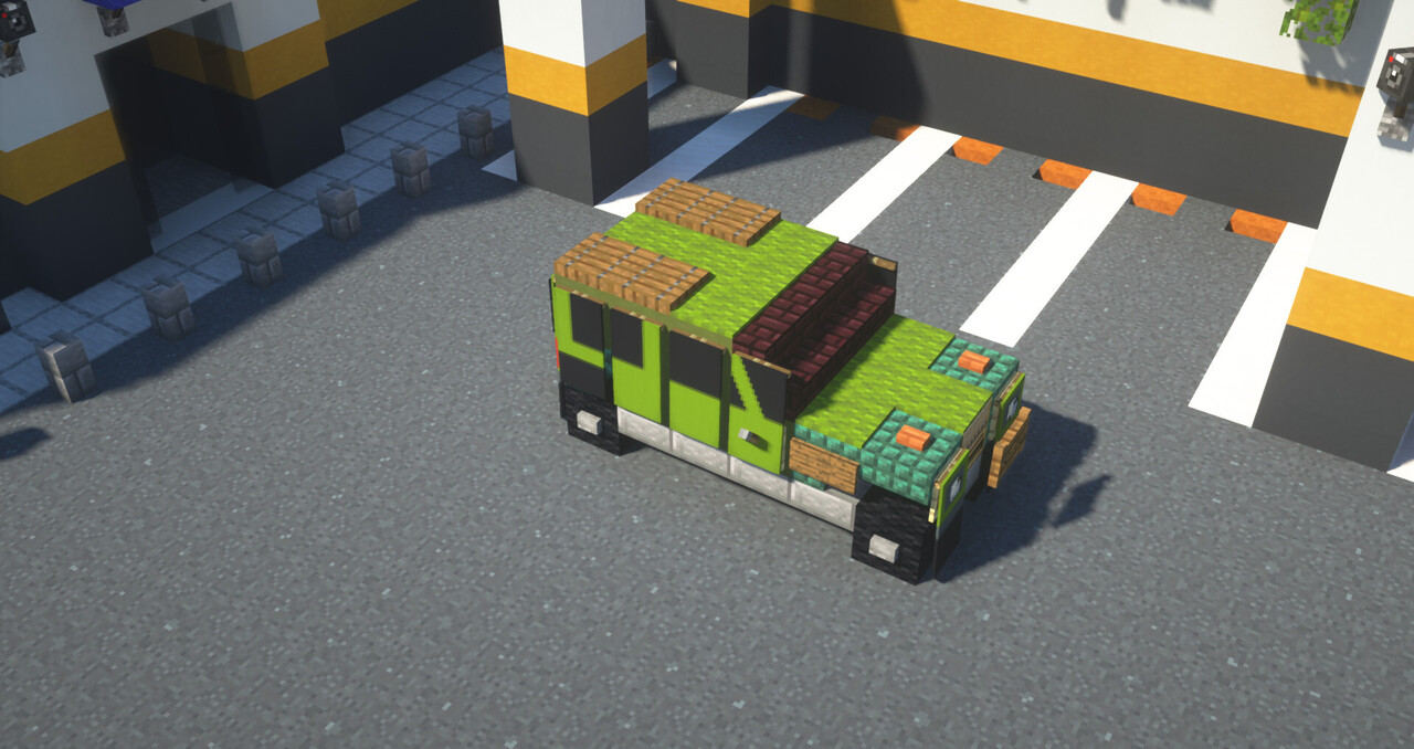Green SUV Minecraft Map