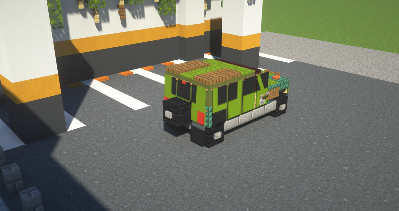 Green SUV Minecraft Map