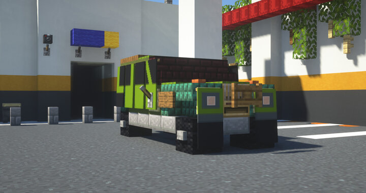 Green SUV Minecraft Map