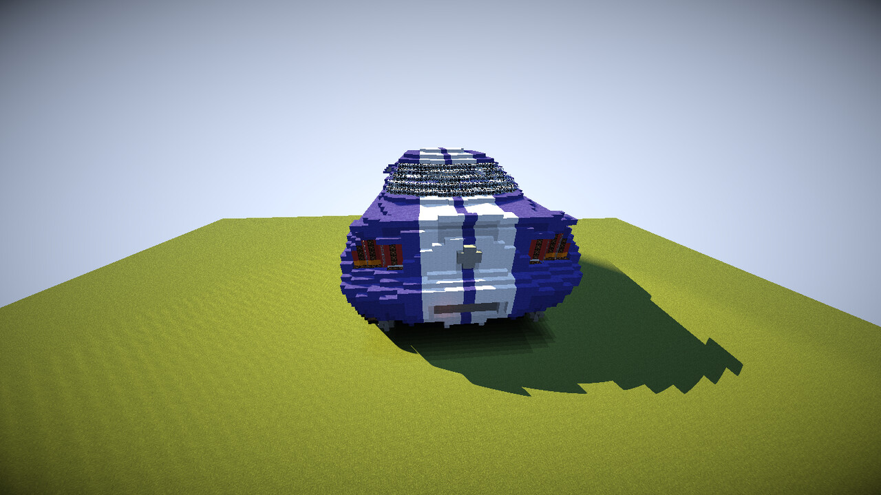 Car " Ford Mustang " Minecraft Map