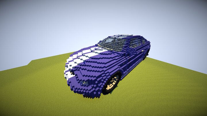 Car " Ford Mustang " Minecraft Map