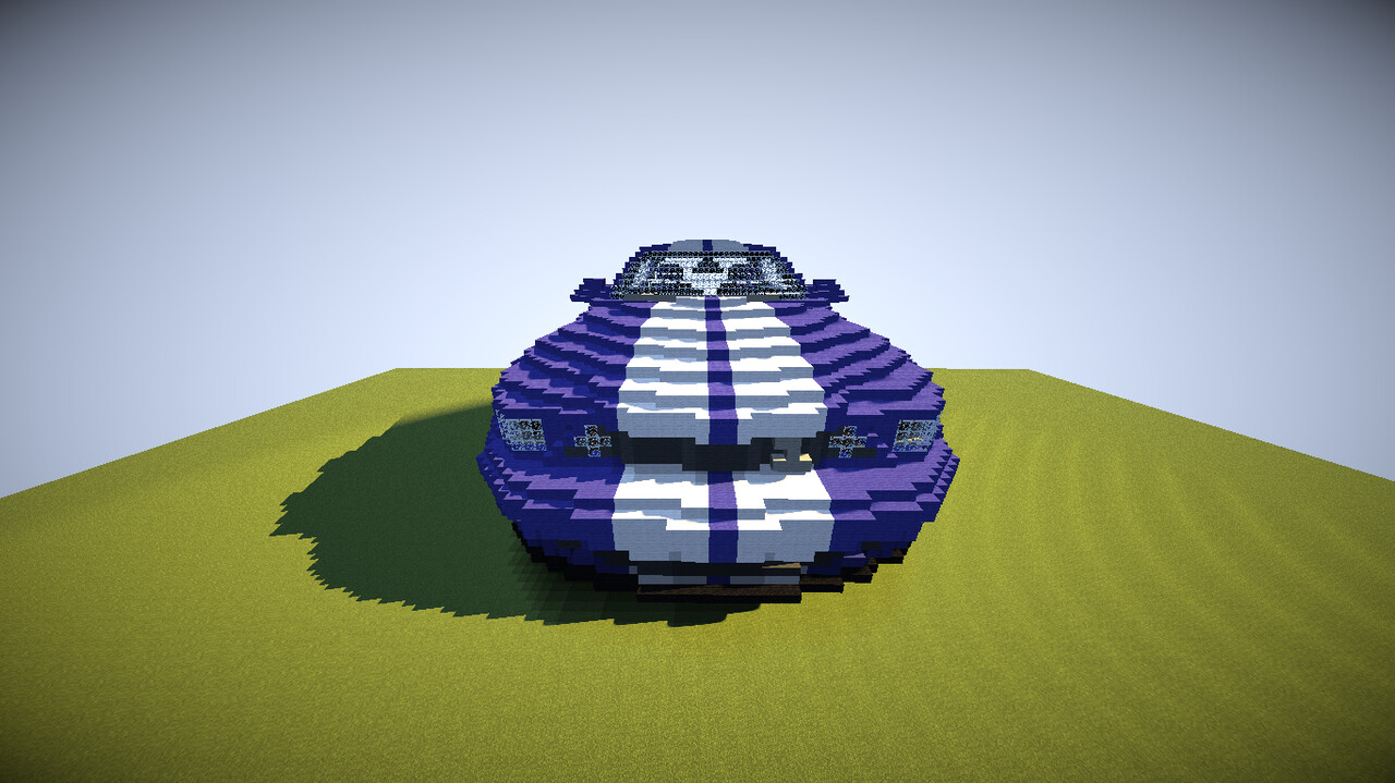 Car " Ford Mustang " Minecraft Map