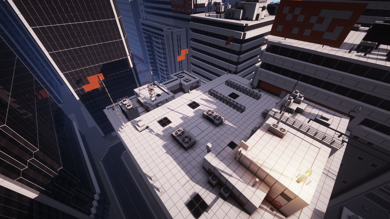 Mirror's edge city Minecraft Map