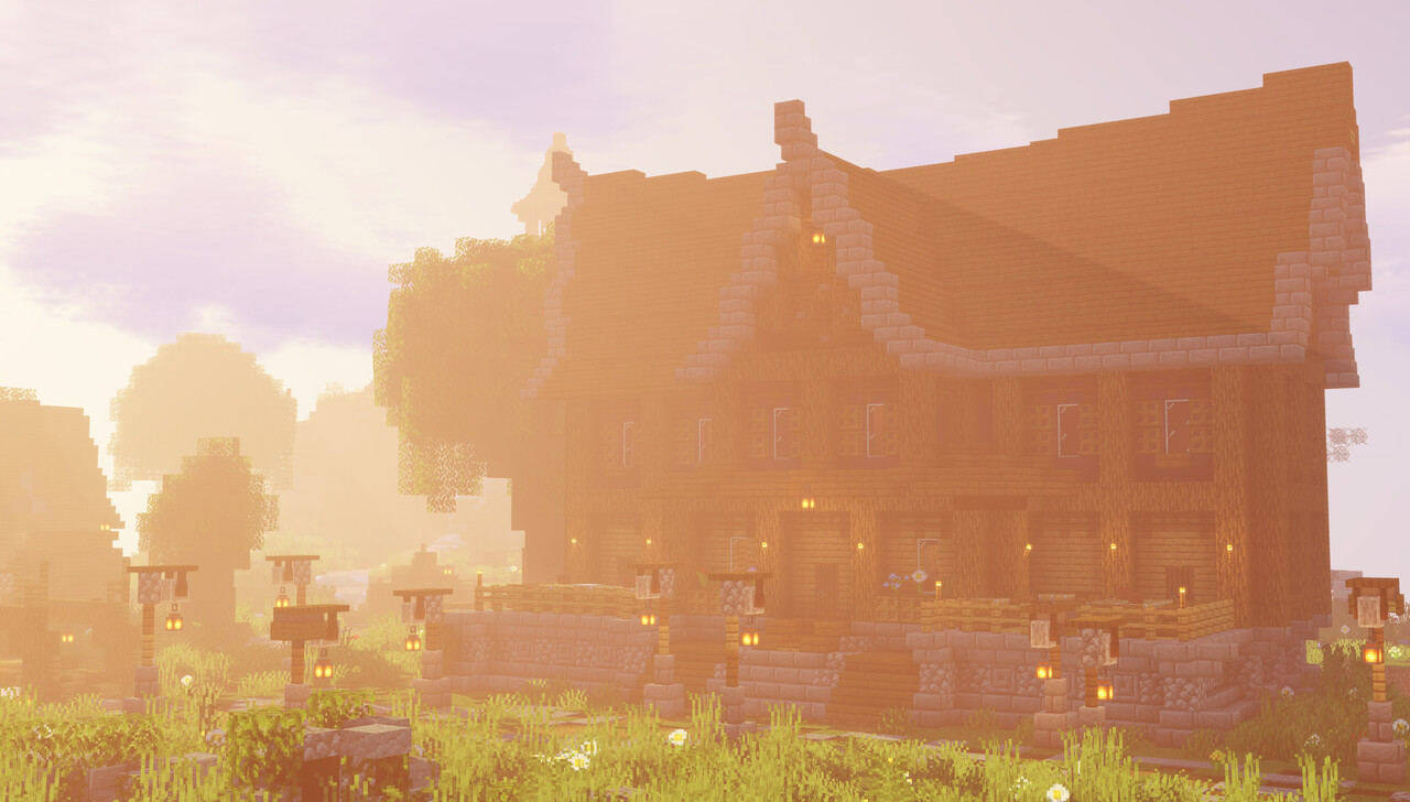 MEDIEVAL SKY ISLAND - SPAWN/LOBBY/HUB - RPG SURVIVAL Minecraft Map