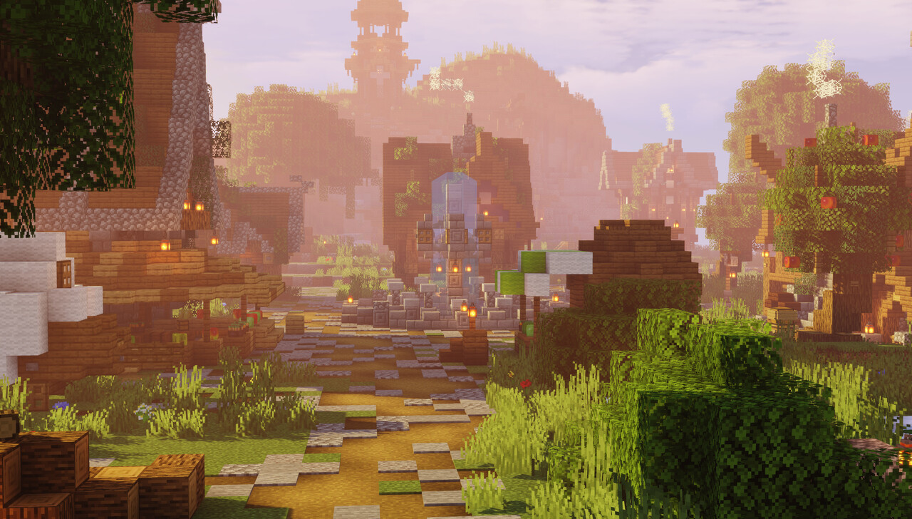 MEDIEVAL SKY ISLAND - SPAWN/LOBBY/HUB - RPG SURVIVAL Minecraft Map