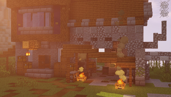 MEDIEVAL SKY ISLAND - SPAWN/LOBBY/HUB - RPG SURVIVAL Minecraft Map