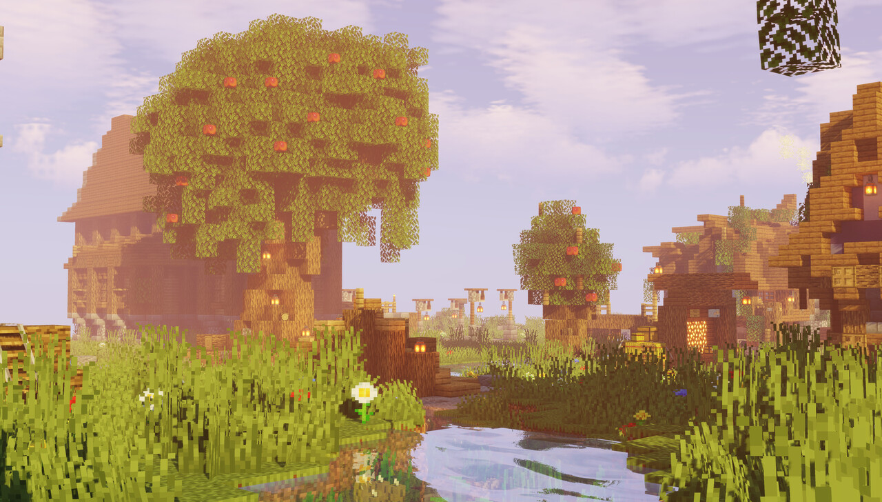 MEDIEVAL SKY ISLAND - SPAWN/LOBBY/HUB - RPG SURVIVAL Minecraft Map