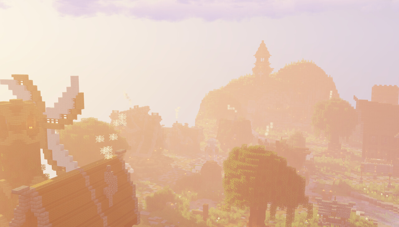 MEDIEVAL SKY ISLAND - SPAWN/LOBBY/HUB - RPG SURVIVAL Minecraft Map