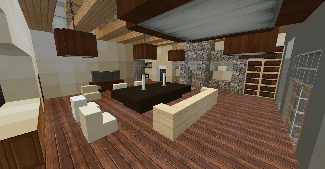 Ranch Style home #1 [With full interior and download] Minecraft Map