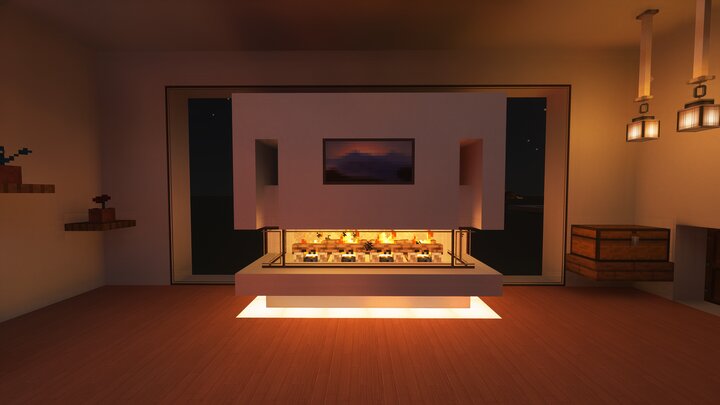 Minecraft : How to Build a Living Room Minecraft Map