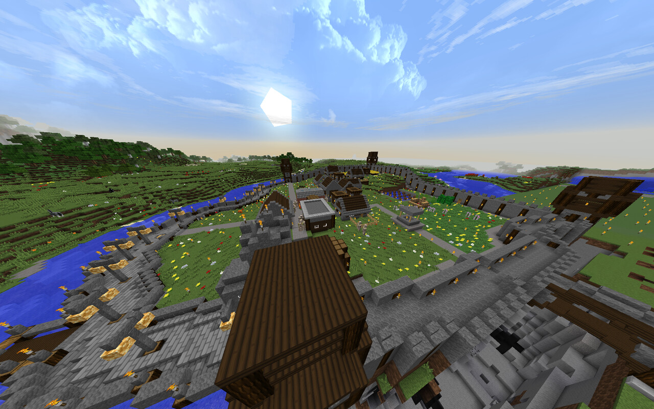 Medieval castle Minecraft Map