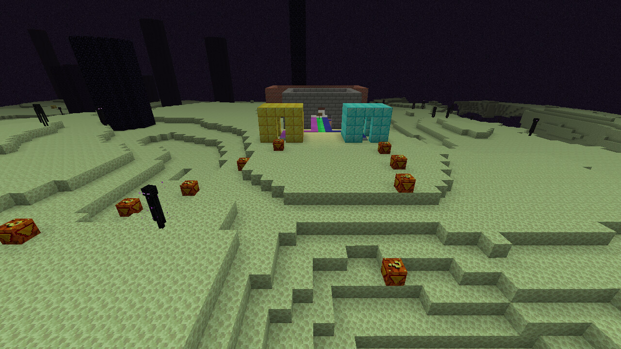 PopularMMOs 3-Dimensional Dorito Lucky Block Race! (1.8.9) Minecraft Map