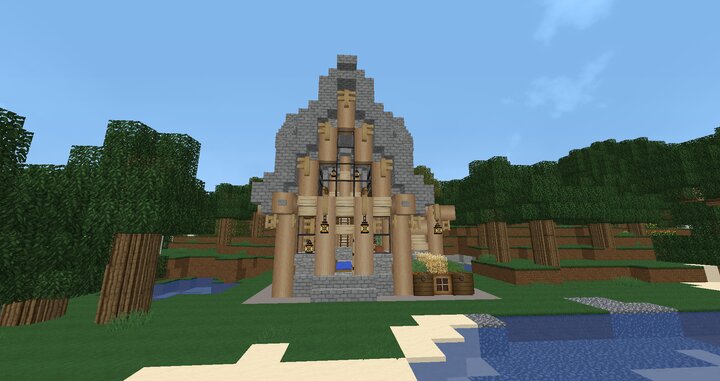 survival house 10x10 Minecraft Map