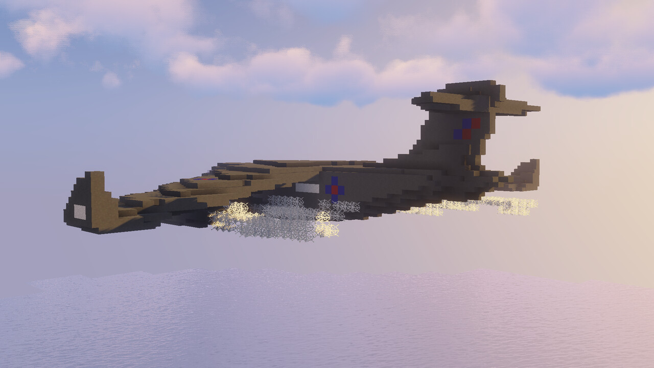 RAF C17 BRIZE NORTON (CARGO PLANE) Minecraft Map