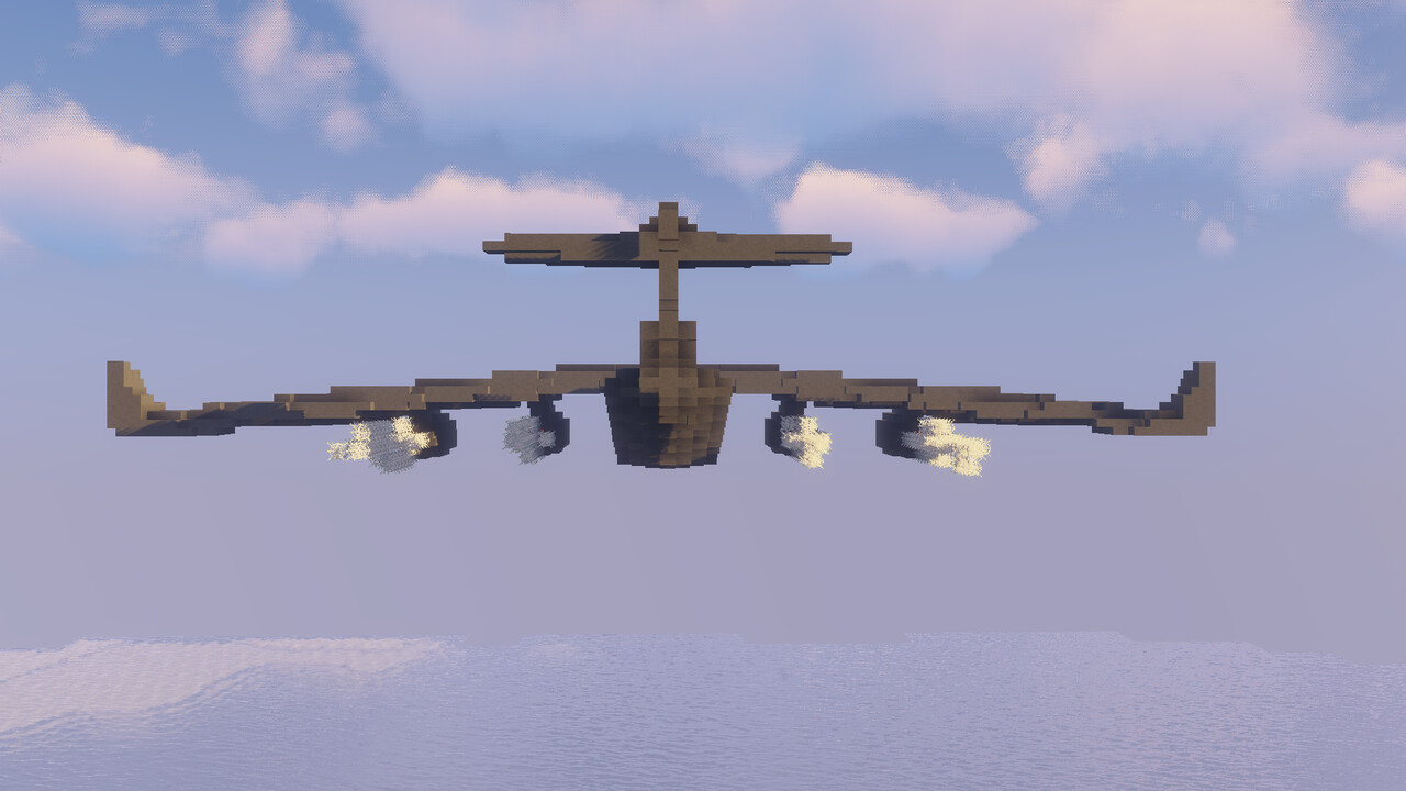 RAF C17 BRIZE NORTON (CARGO PLANE) Minecraft Map
