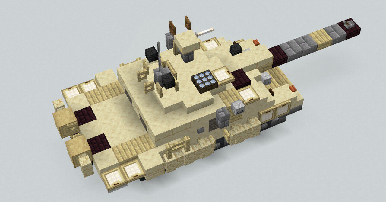 Challenger 2 MBT(1.5:1 scale) Minecraft Map