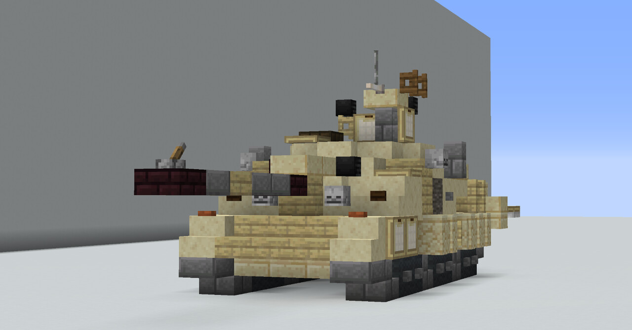 Challenger 2 MBT(1.5:1 scale) Minecraft Map