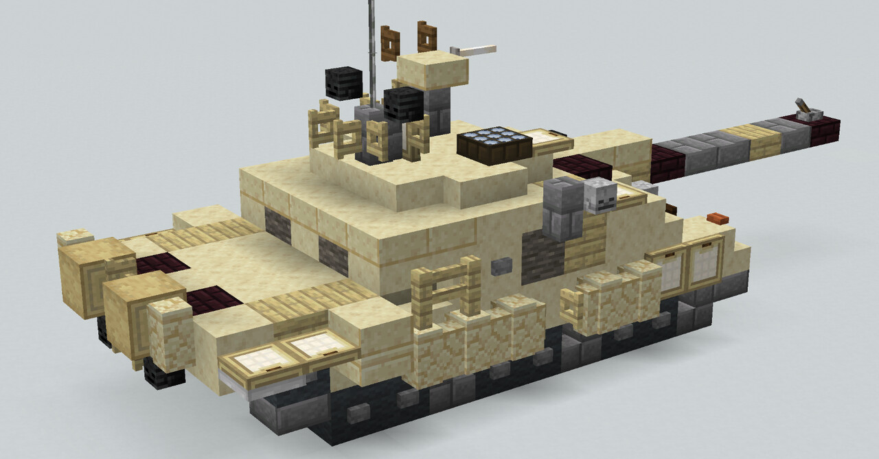 Challenger 2 MBT(1.5:1 scale) Minecraft Map
