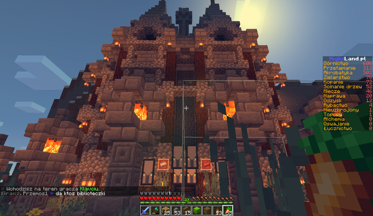 Minecraft Castle with sword Minecraft Map